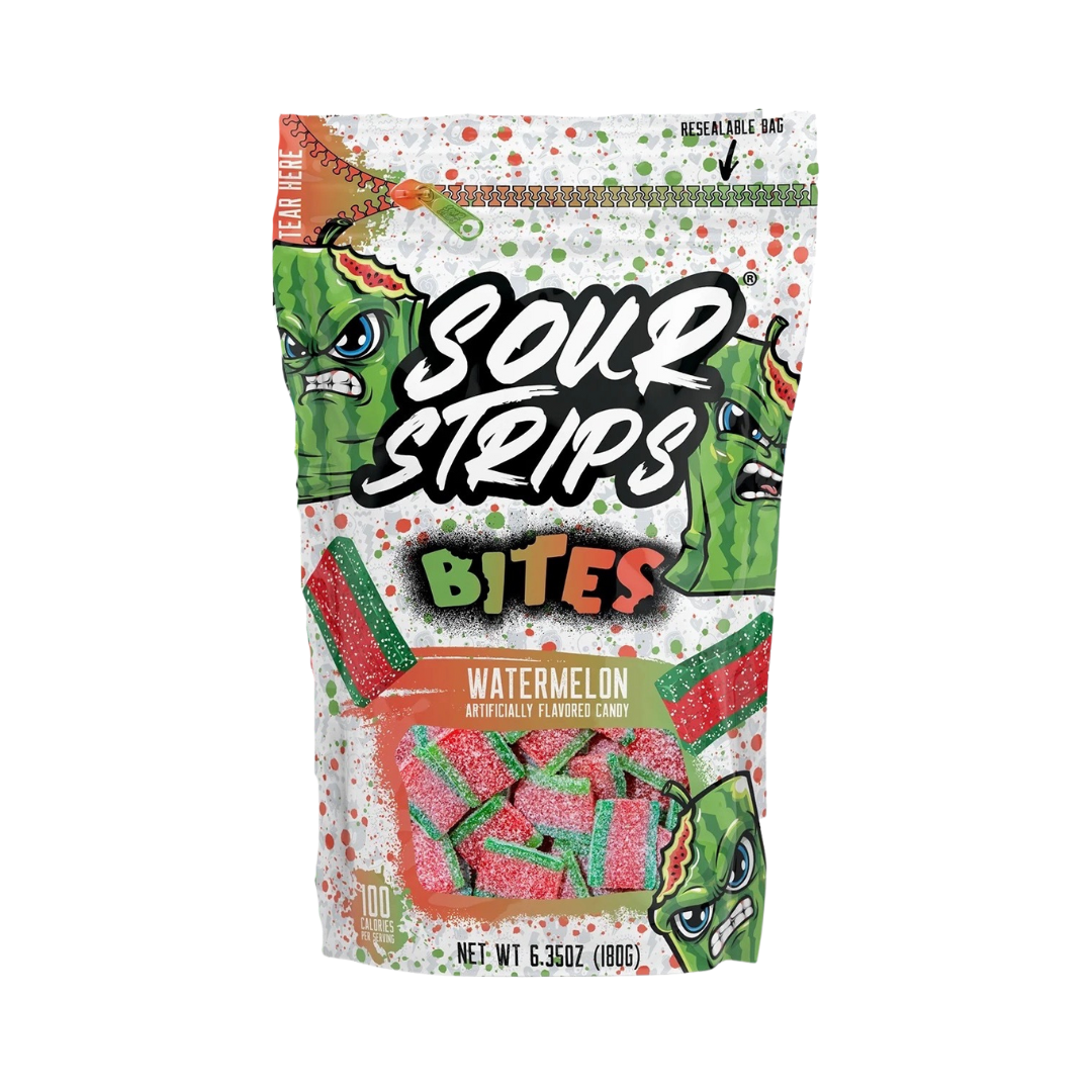 Sour Strips Bites Watermelon – So Sweet Canada