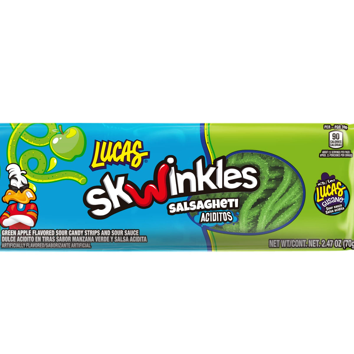 Lucas Skwinkles Salsagheti Green Apple – So Sweet Canada